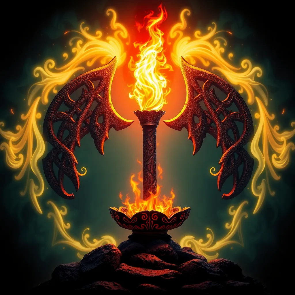 The Myth of the Eternal Flame: A Symbol of Creation - Celtic Mythology