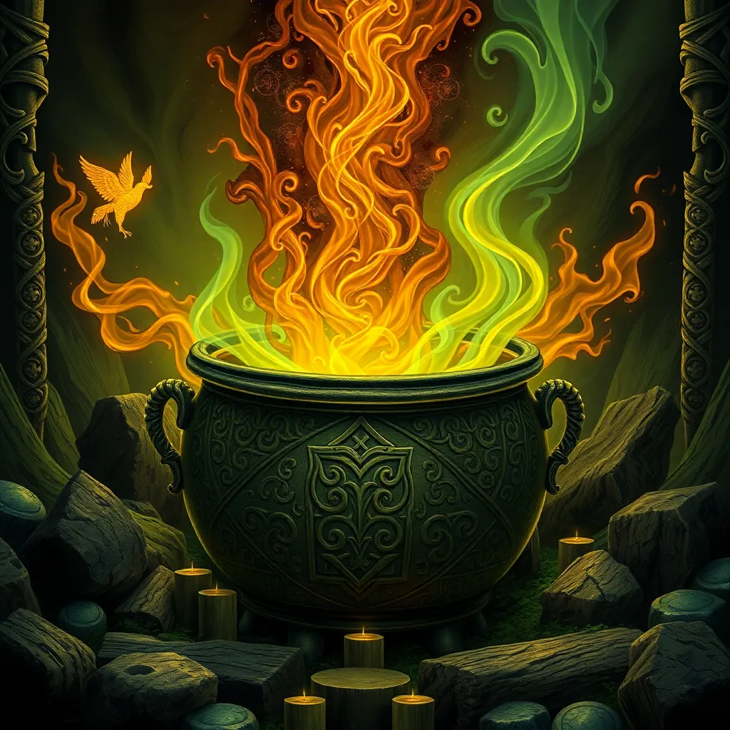 Dagda's Cauldron: A Source of Abundance - Celtic Mythology