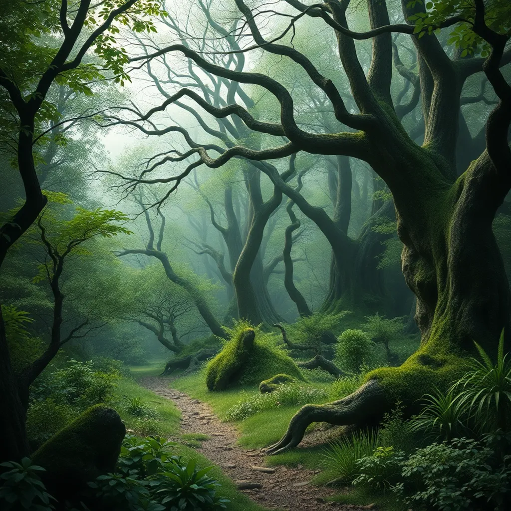 Danu and the Sacred Grove: Nature's Sanctuary - Celtic Mythology