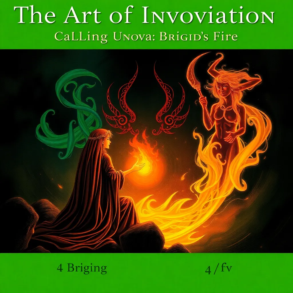 The Art of Invocation: Calling Upon Brigid's Fire - Celtic Mythology