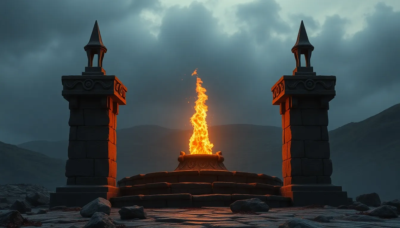 The Myth of the Eternal Flame in Annwn - Celtic Mythology