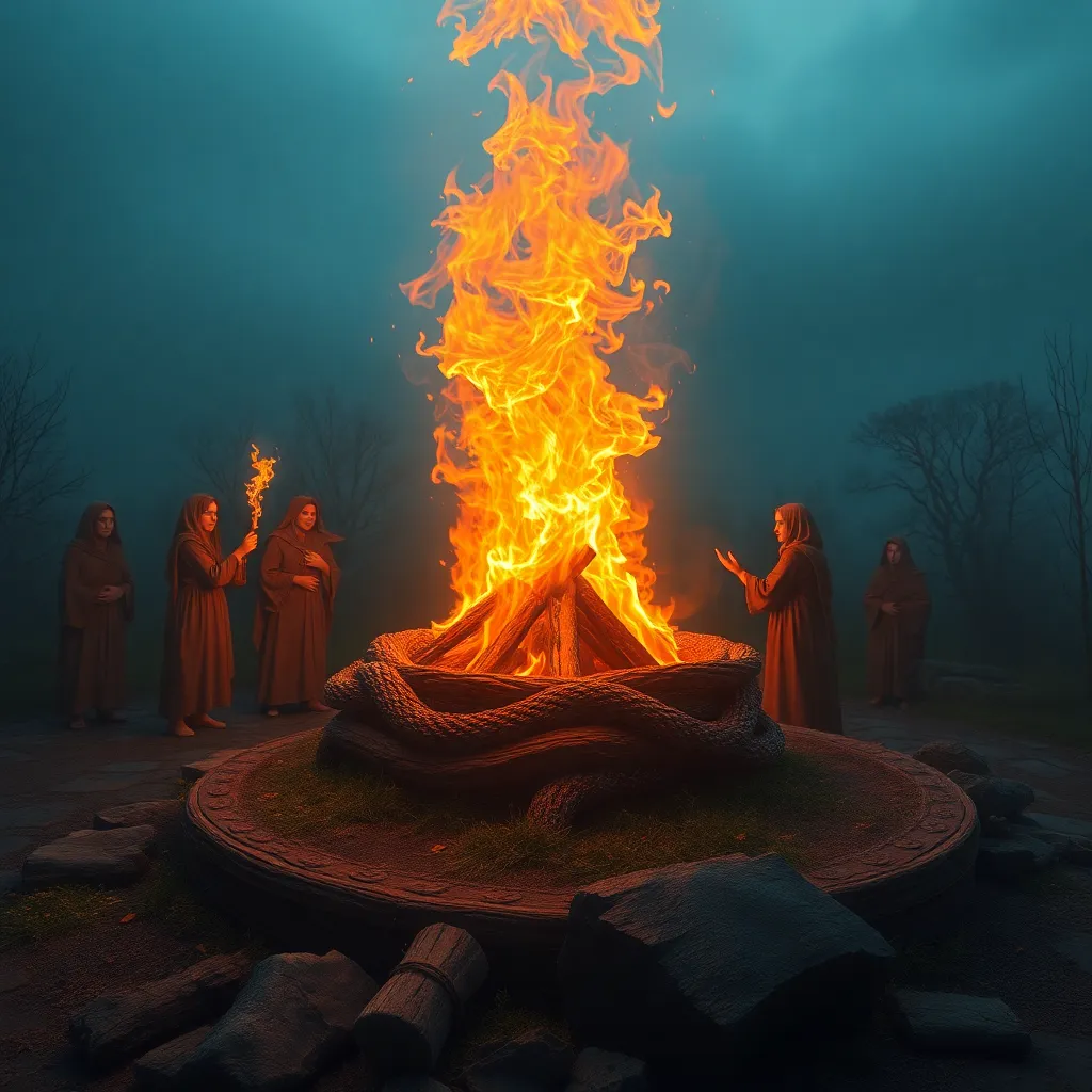 The Sacred Fire of Brigid: A Source of Community - Celtic Mythology