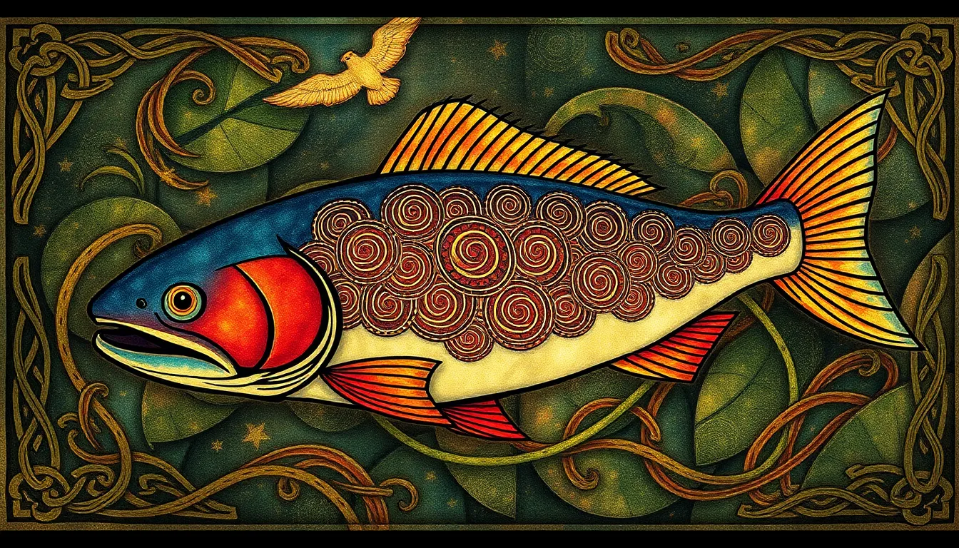 The Salmon of Knowledge: A Fish of Ancient Wisdom - Celtic Mythology