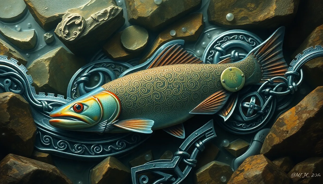 The Salmon of Knowledge: The River's Hidden Treasures - Celtic Mythology
