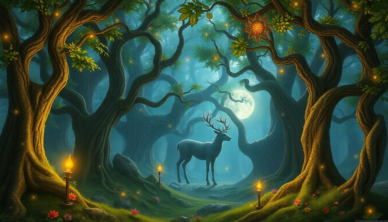 The Sidhe’s Enchanted Forests: Realms of Wonder - Celtic Mythology