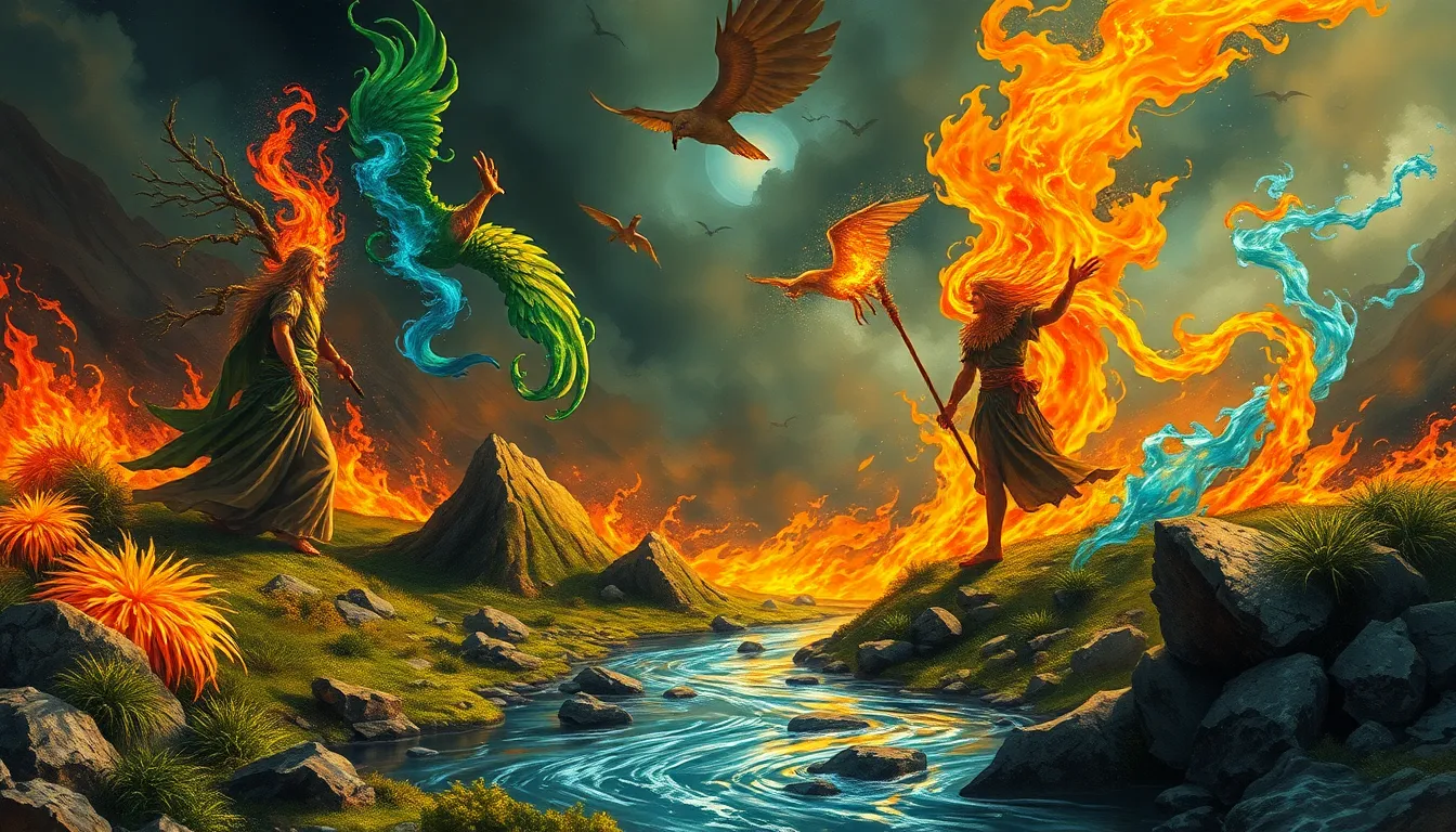 Druids and the Elements: Earth, Air, Fire, and Water in Celtic Lore ...